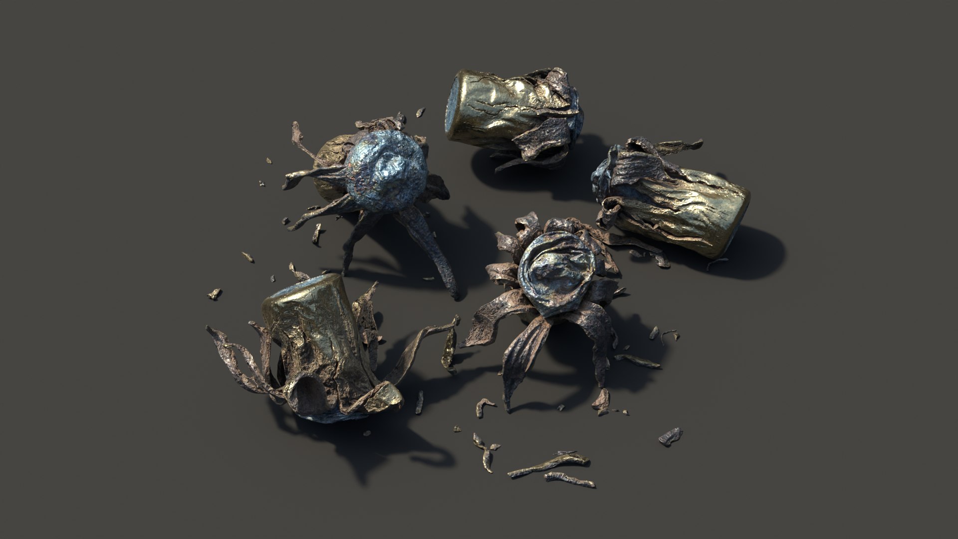 Pile Of Broken Bullets V2 Model - TurboSquid 2026551