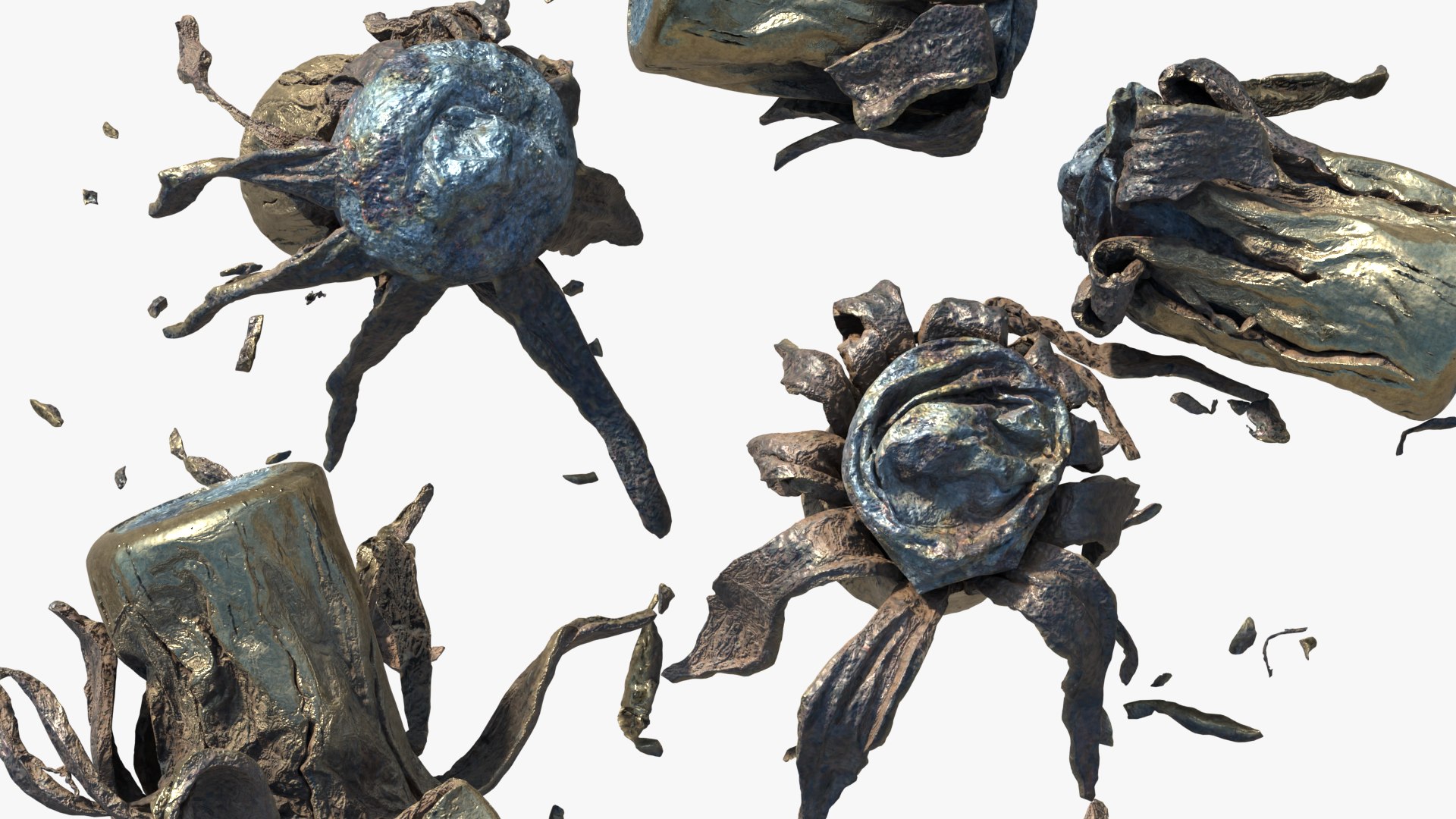 Pile Of Broken Bullets V2 Model - TurboSquid 2026551