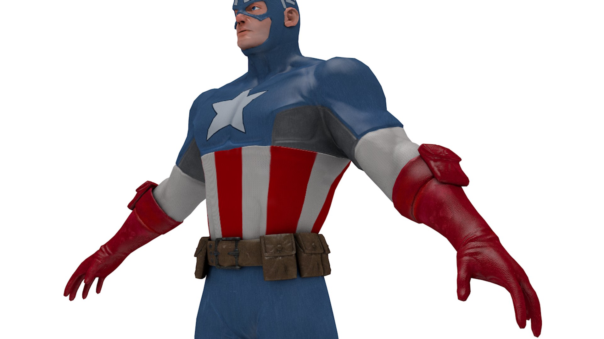 Captain America 3D Model - TurboSquid 1314523