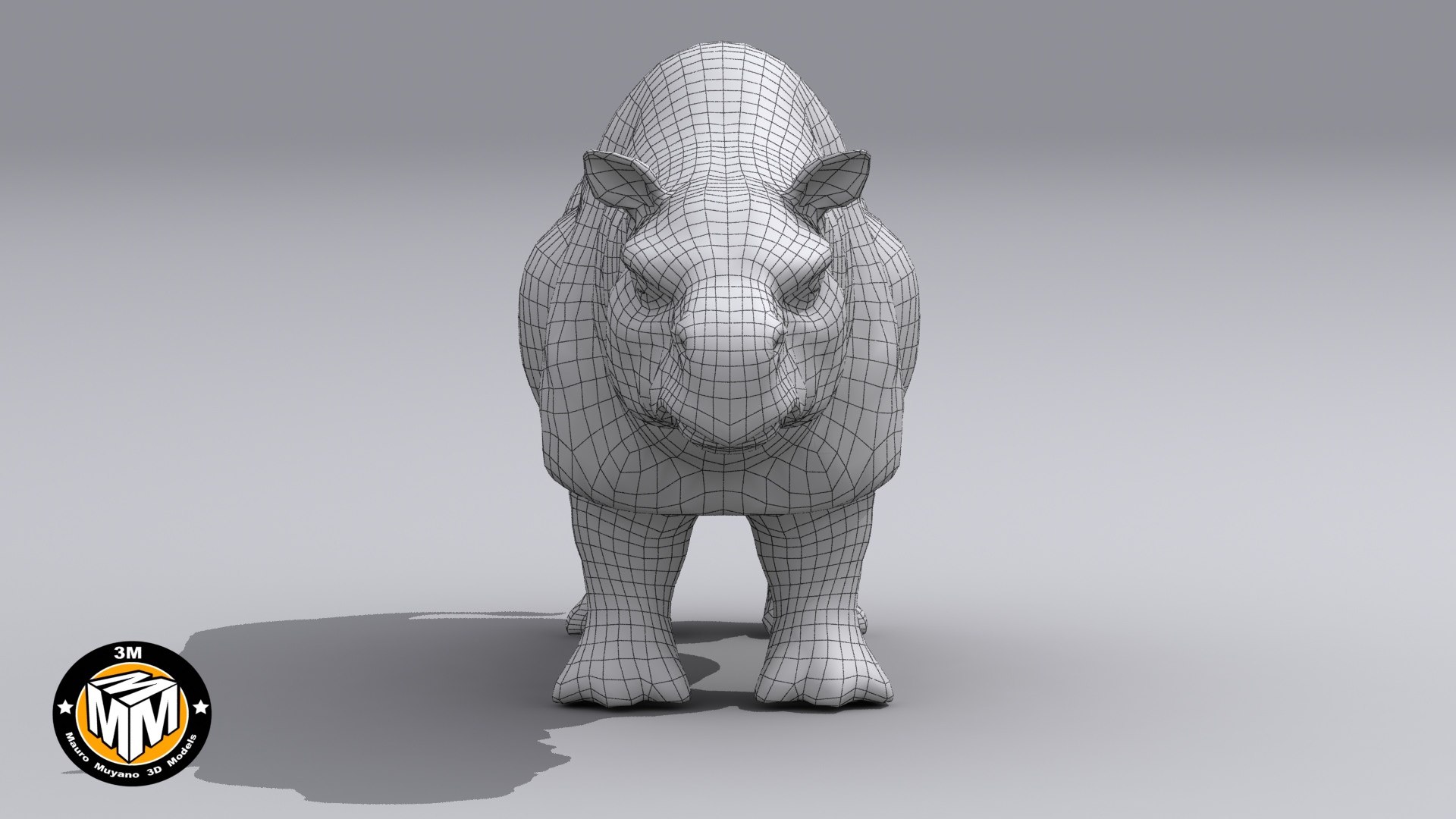 Toxodon Extinct Mammal 3d Model