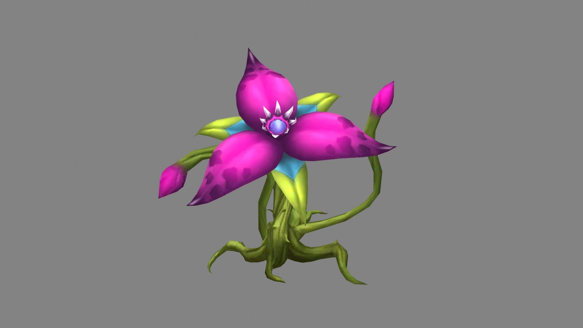 3D Flower Fairy - Thorns Monster - TurboSquid 2265079