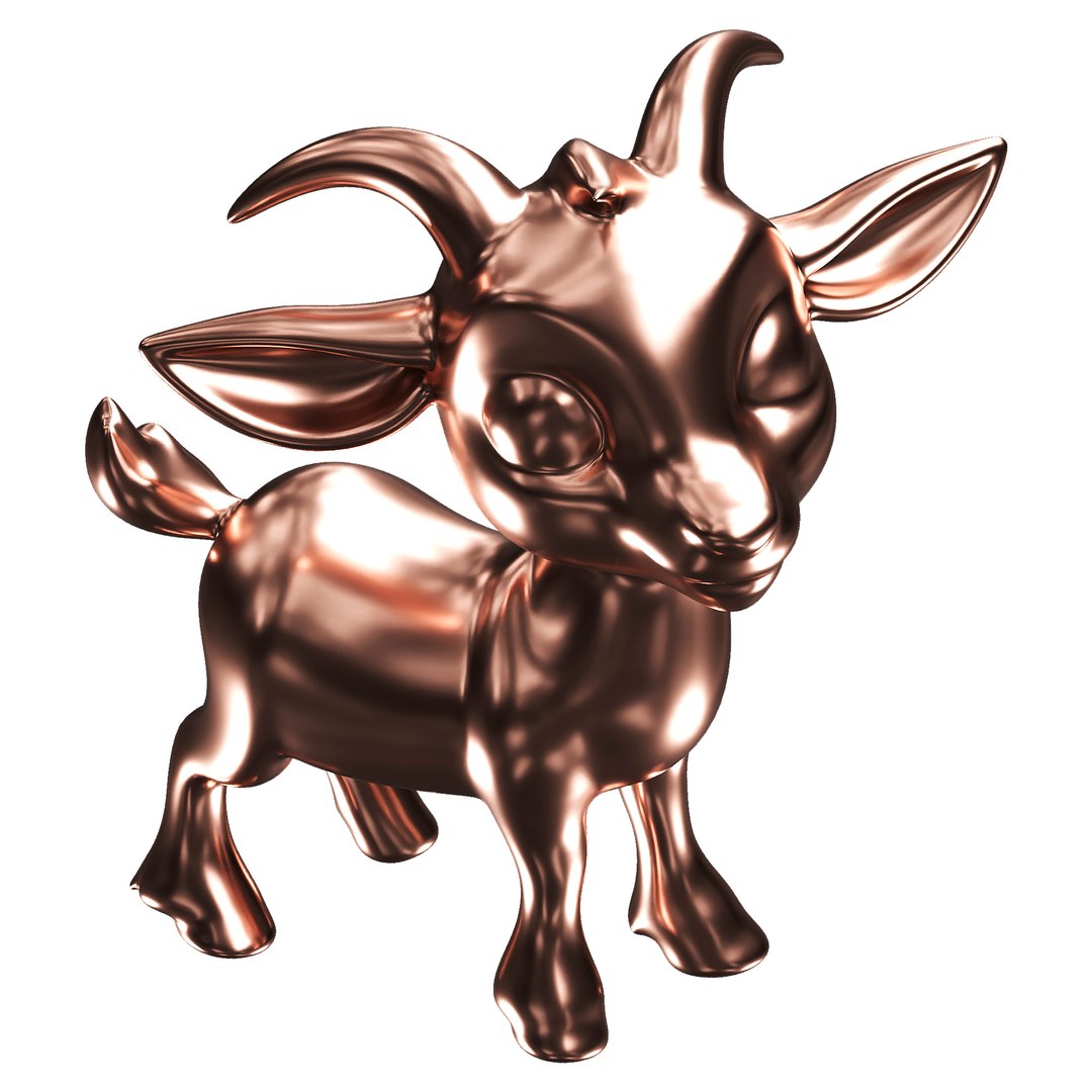 Goat Statues 3D Model - TurboSquid 2338310