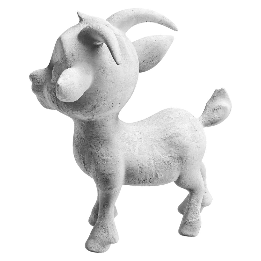 Goat Statues 3D Model - TurboSquid 2338310
