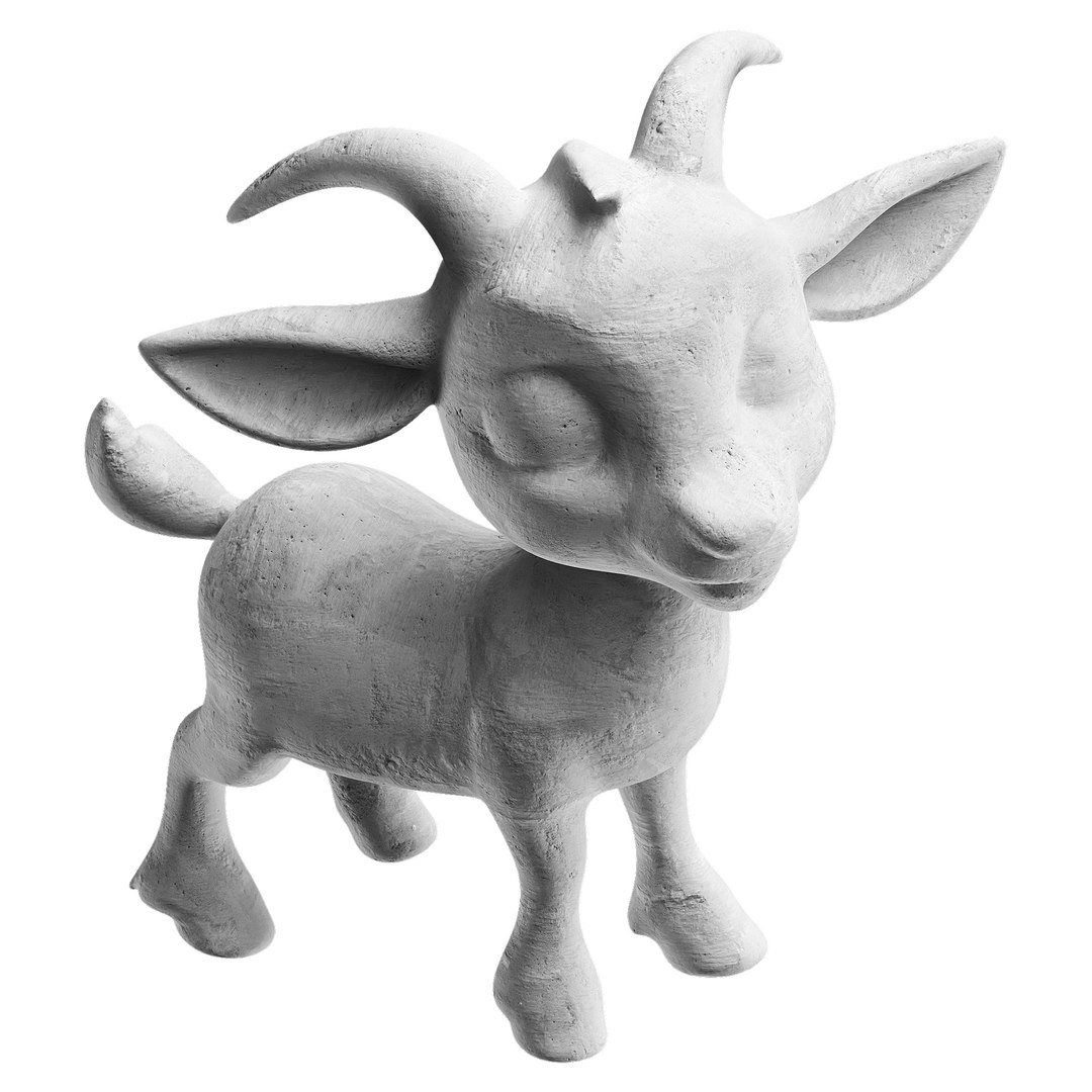 Goat Statues 3D Model - TurboSquid 2338310