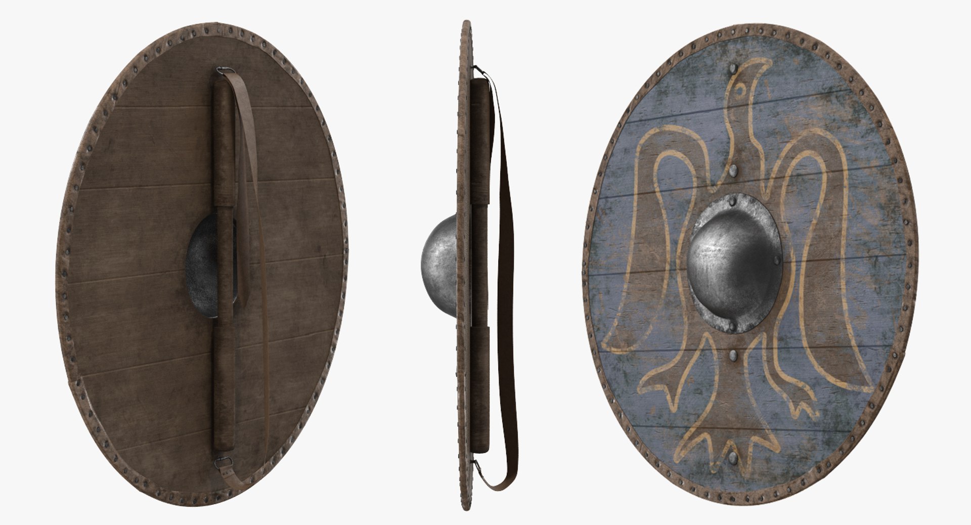 3d Model Viking Shield