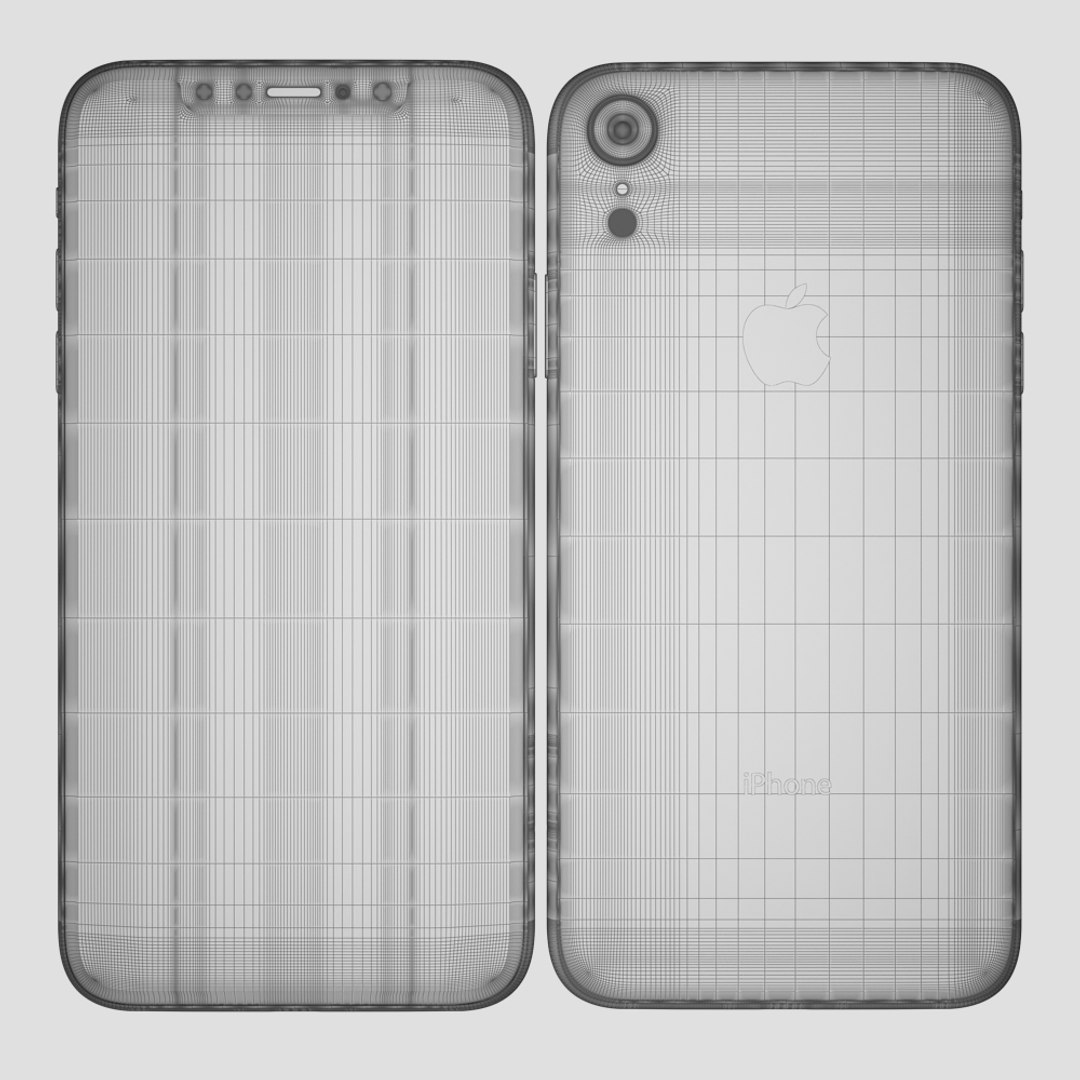3D Apple Iphone Xr Black - TurboSquid 1336737