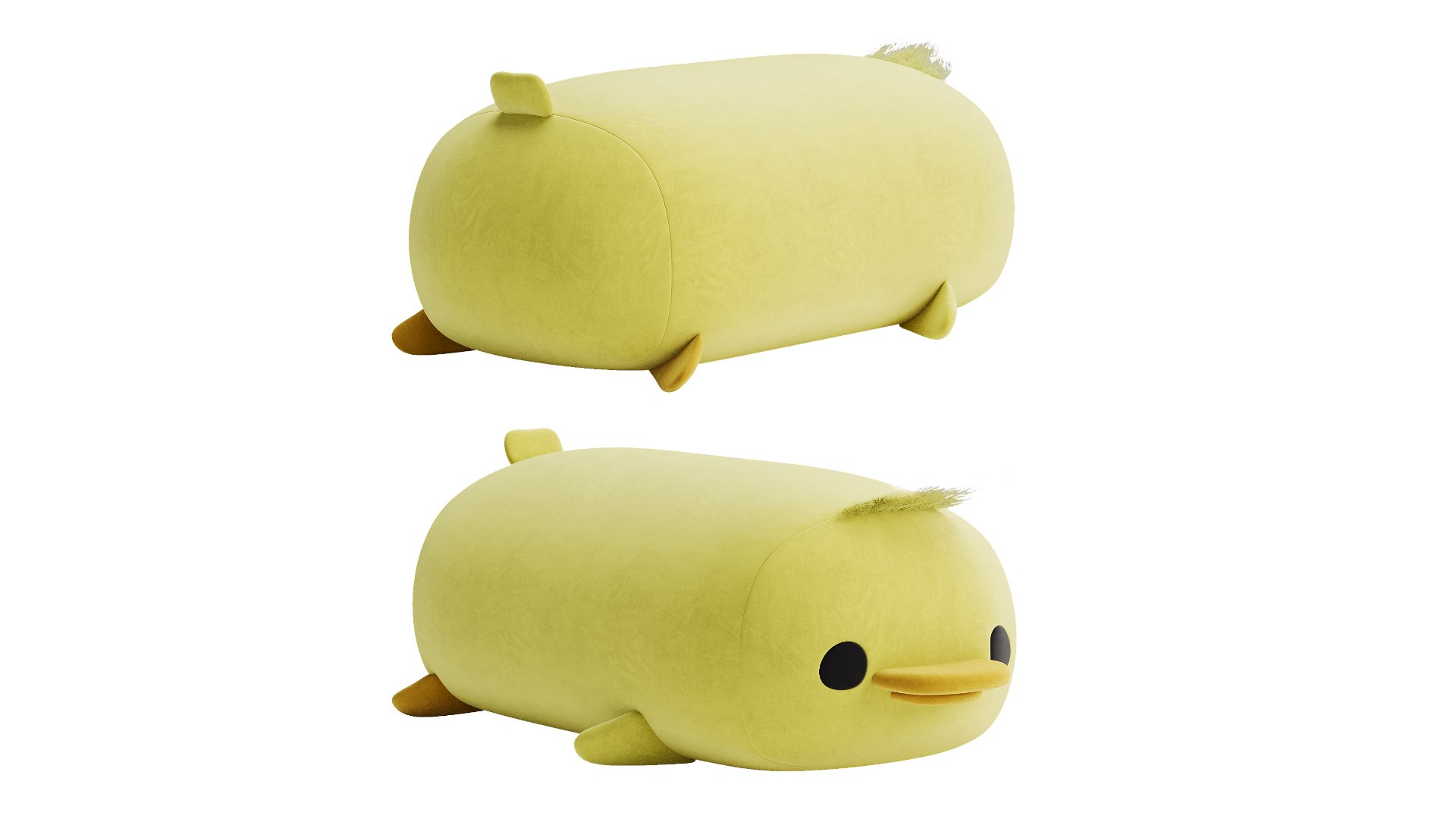 3D Model Jumbo Squishy Duck Plush - TurboSquid 2192885