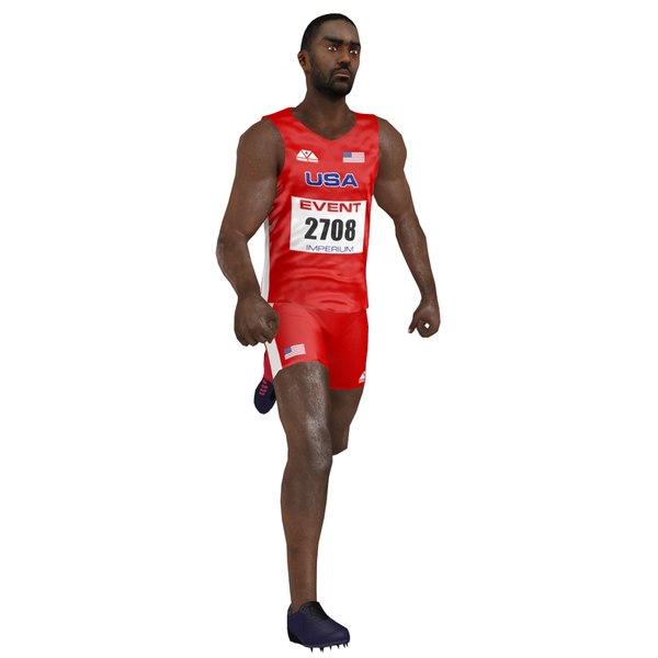 Track And Field Athlete 3D Models for Download | TurboSquid