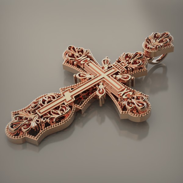 3D model christian cross cnc print - TurboSquid 1626253