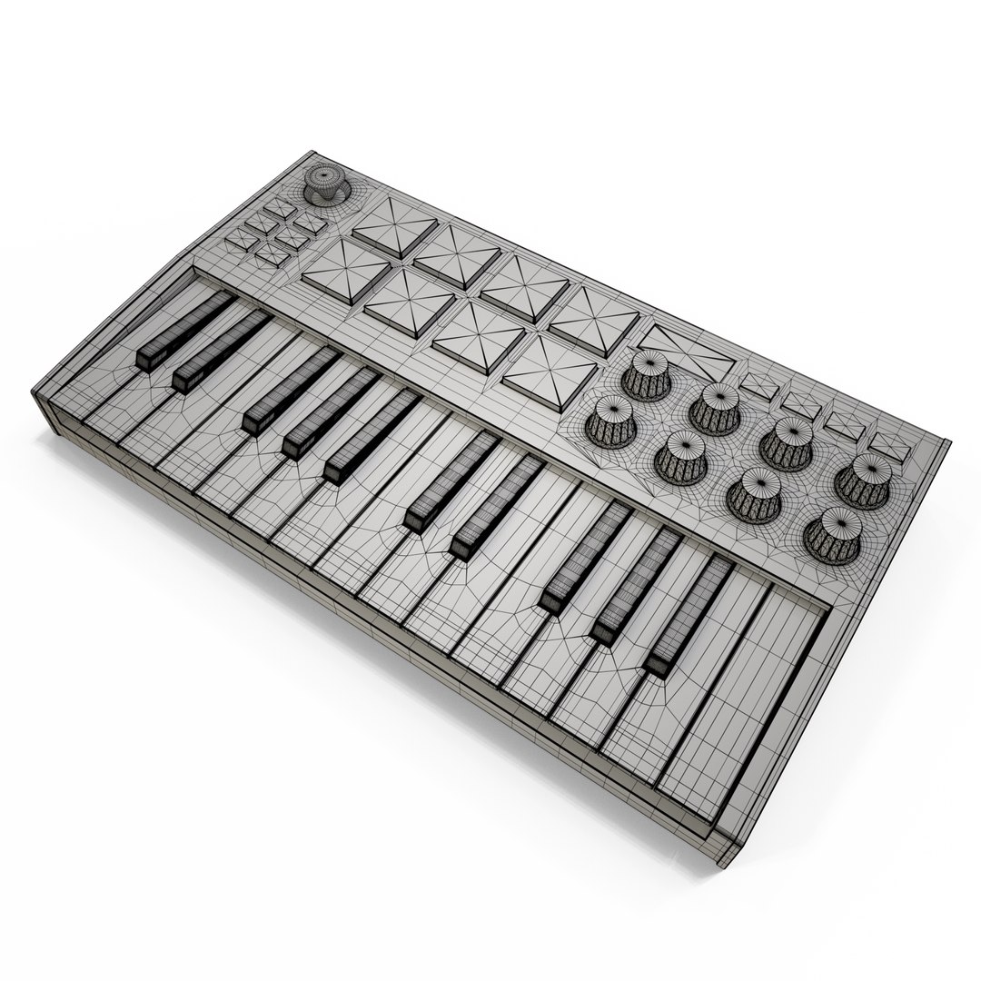 Akai MPK Mini - C4D Octane Project File 3D Model - TurboSquid 2232445