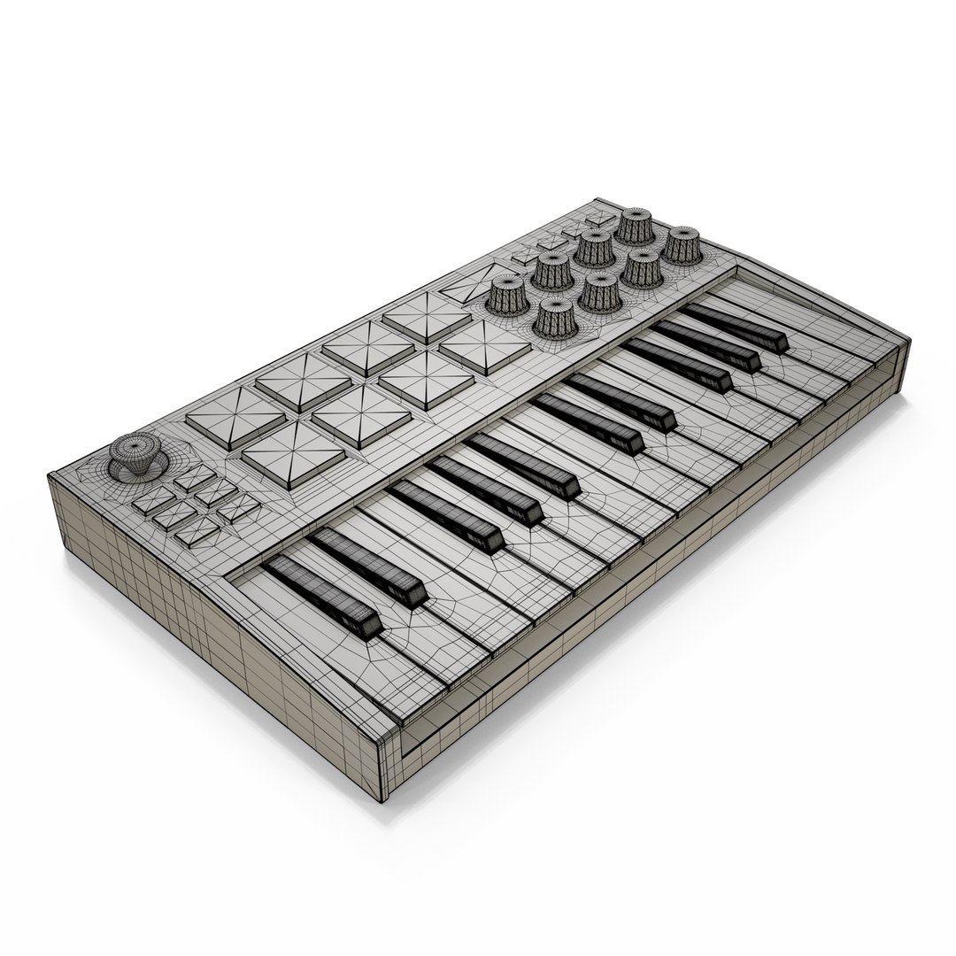 Akai MPK Mini - C4D Octane Project File 3D Model - TurboSquid 2232445