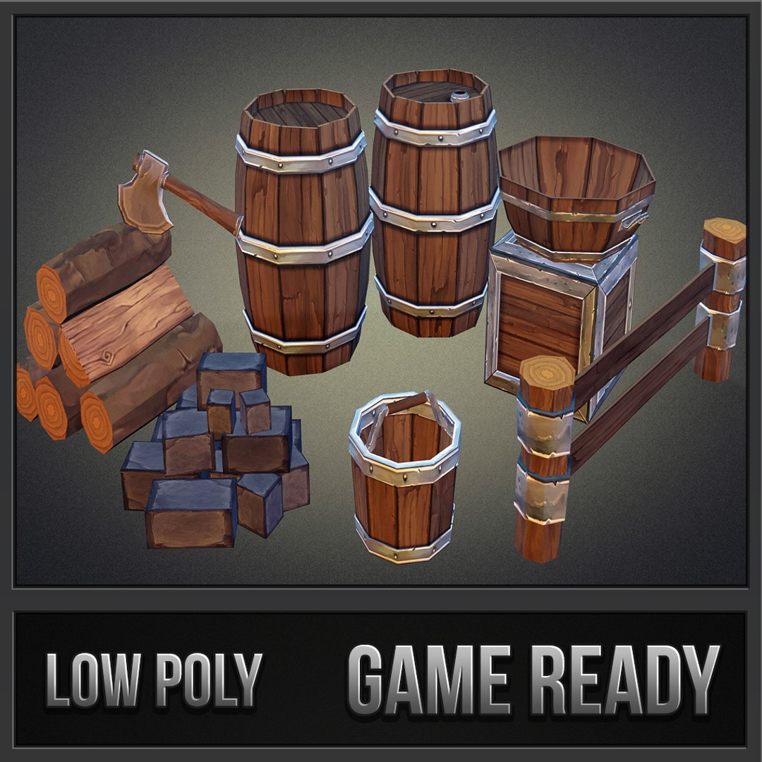 3ds Medieval Props Vol 1