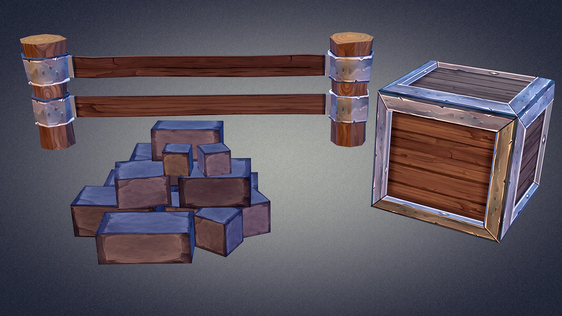 3ds Medieval Props Vol 1