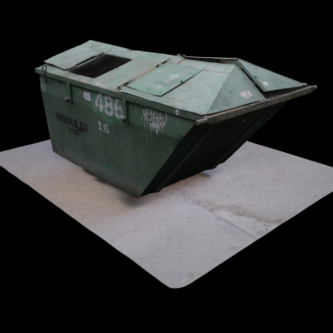 Scan Dumpster Tank 3D Model - TurboSquid 1189997