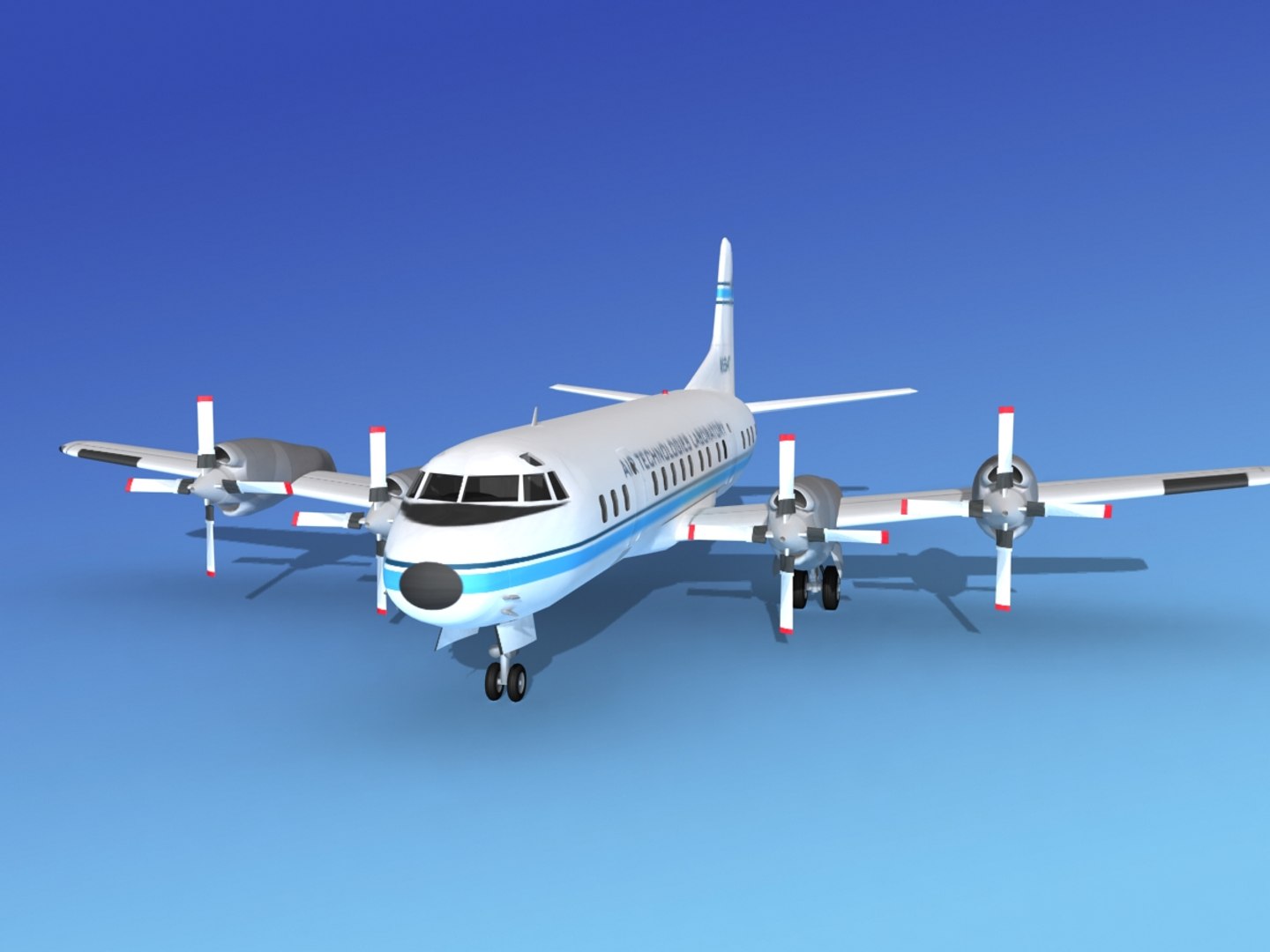 Propellers Electra Lockheed 3d Model