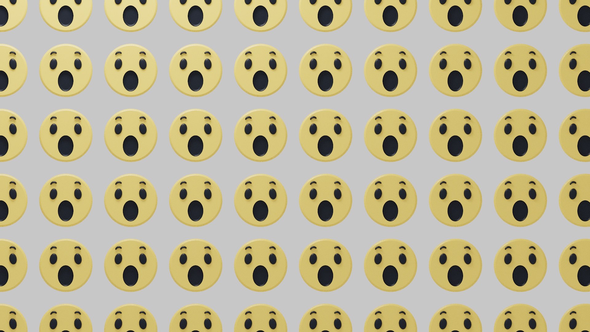 Wow Icon FaceBook Reaction Emoji Model - TurboSquid 1846691