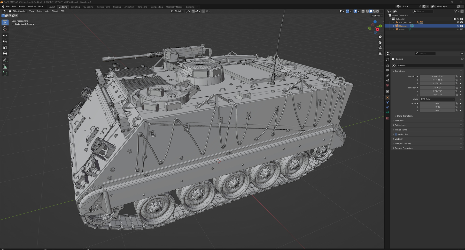 modelo 3d Colección de 10 vehículos militares Vol 4 - TurboSquid 2250455