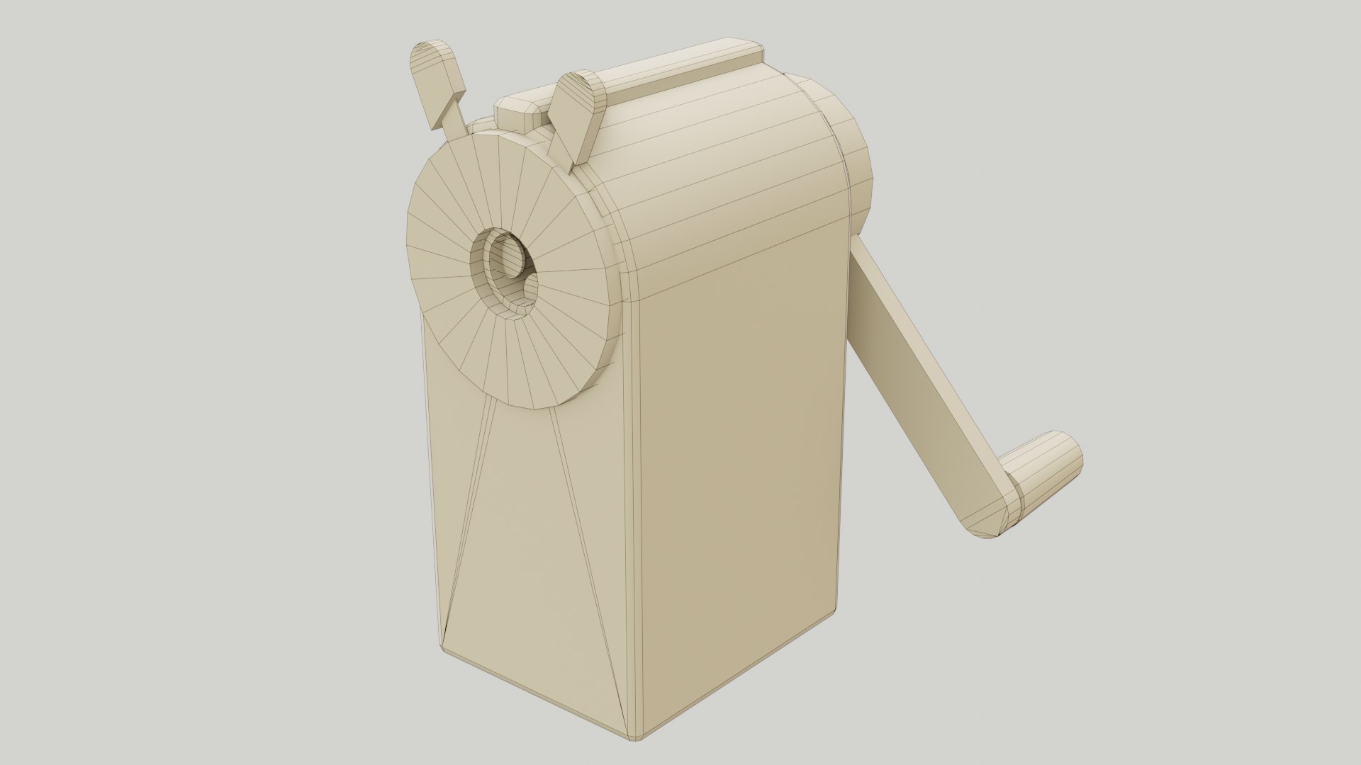 Manual Pencil Sharpener 3D Model - TurboSquid 1761532