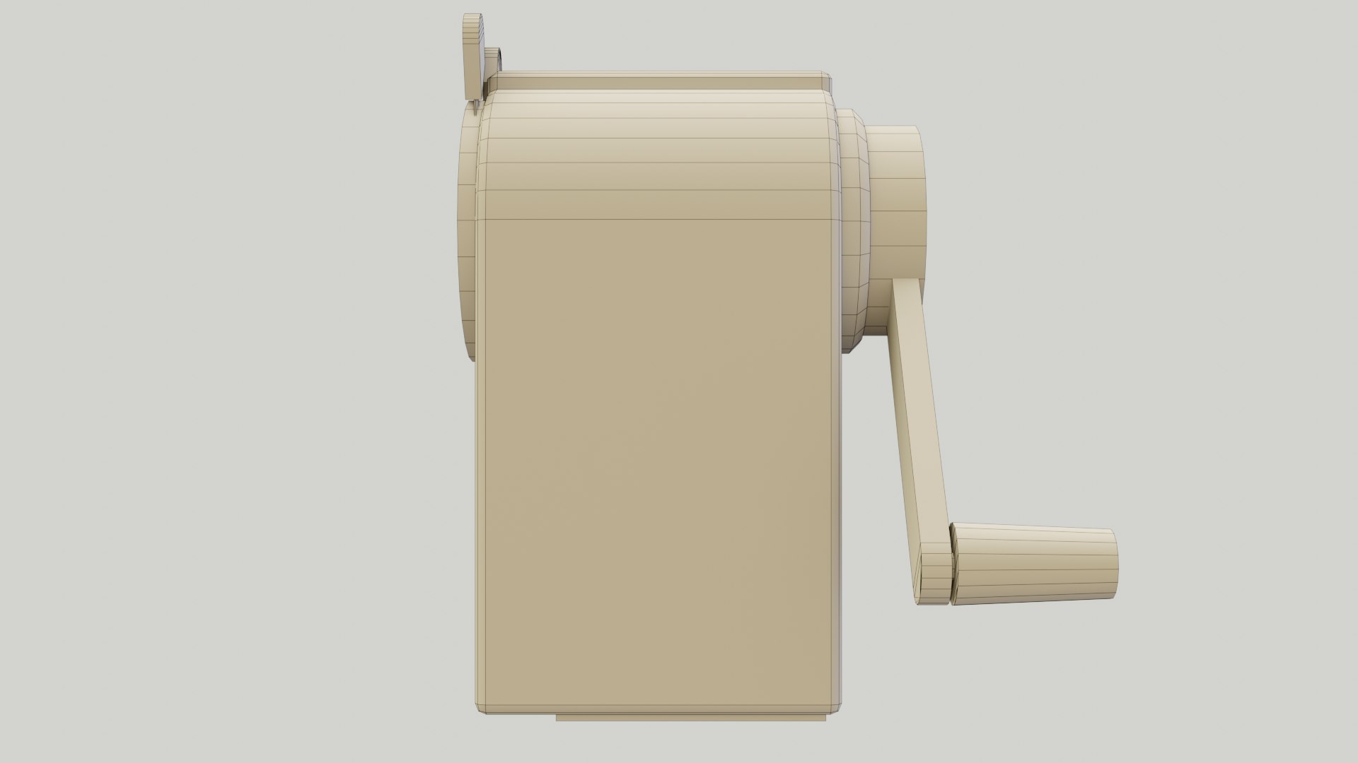 Manual Pencil Sharpener 3D Model - TurboSquid 1761532