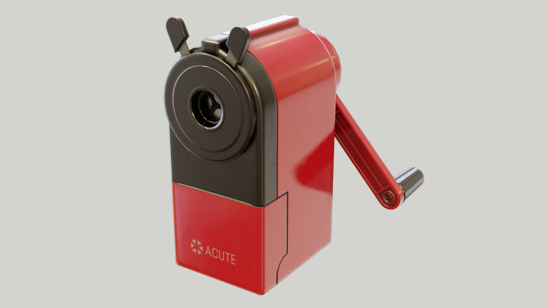 Manual Pencil Sharpener 3D Model - TurboSquid 1761532