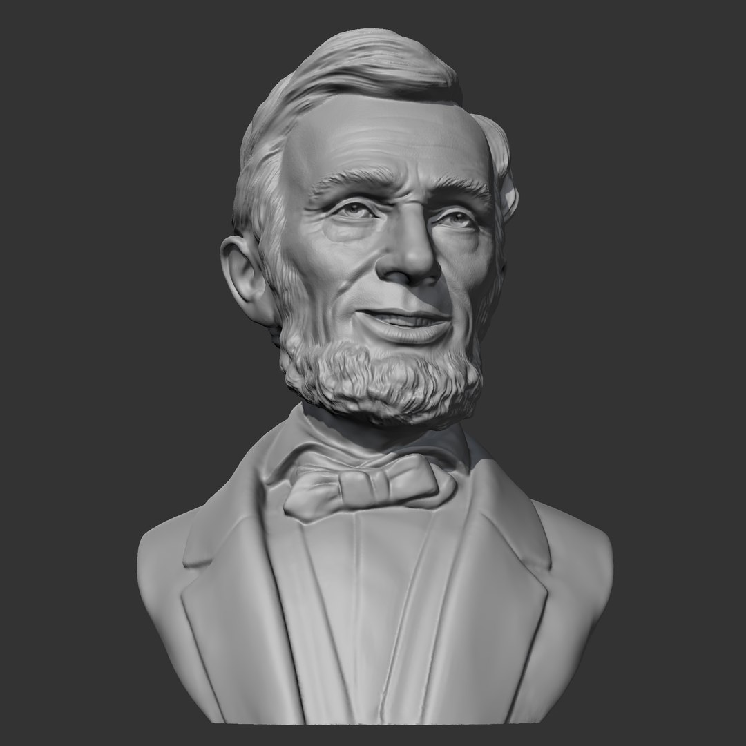 Abraham Lincoln Print Model - TurboSquid 1842946