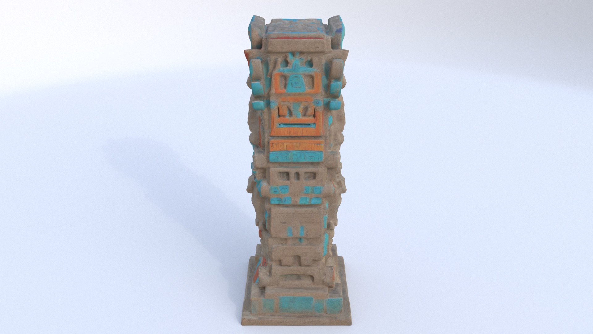 Mayan Aztec Totem19 3D Model - TurboSquid 2328120