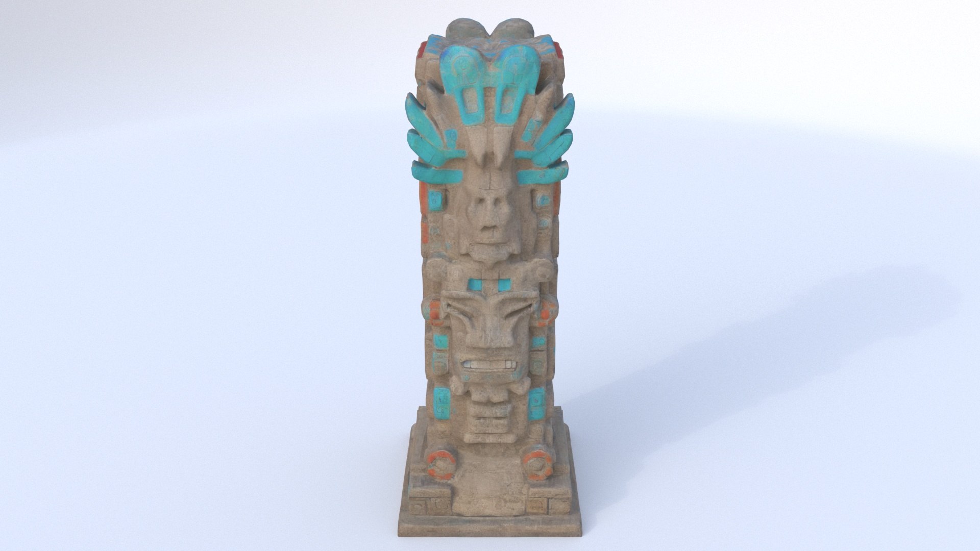 Mayan Aztec Totem19 3D Model - TurboSquid 2328120