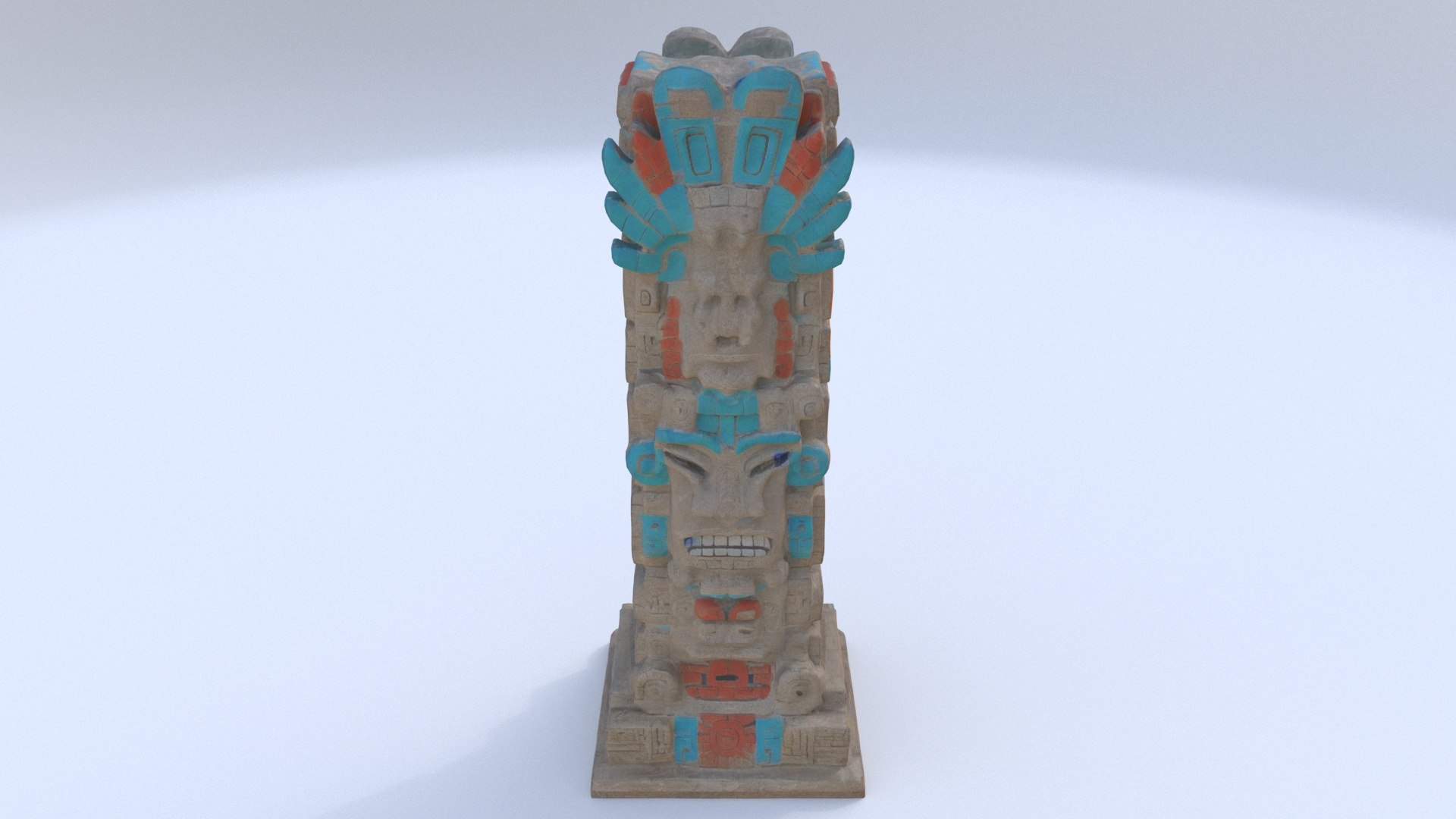 Mayan Aztec Totem19 3D Model - TurboSquid 2328120