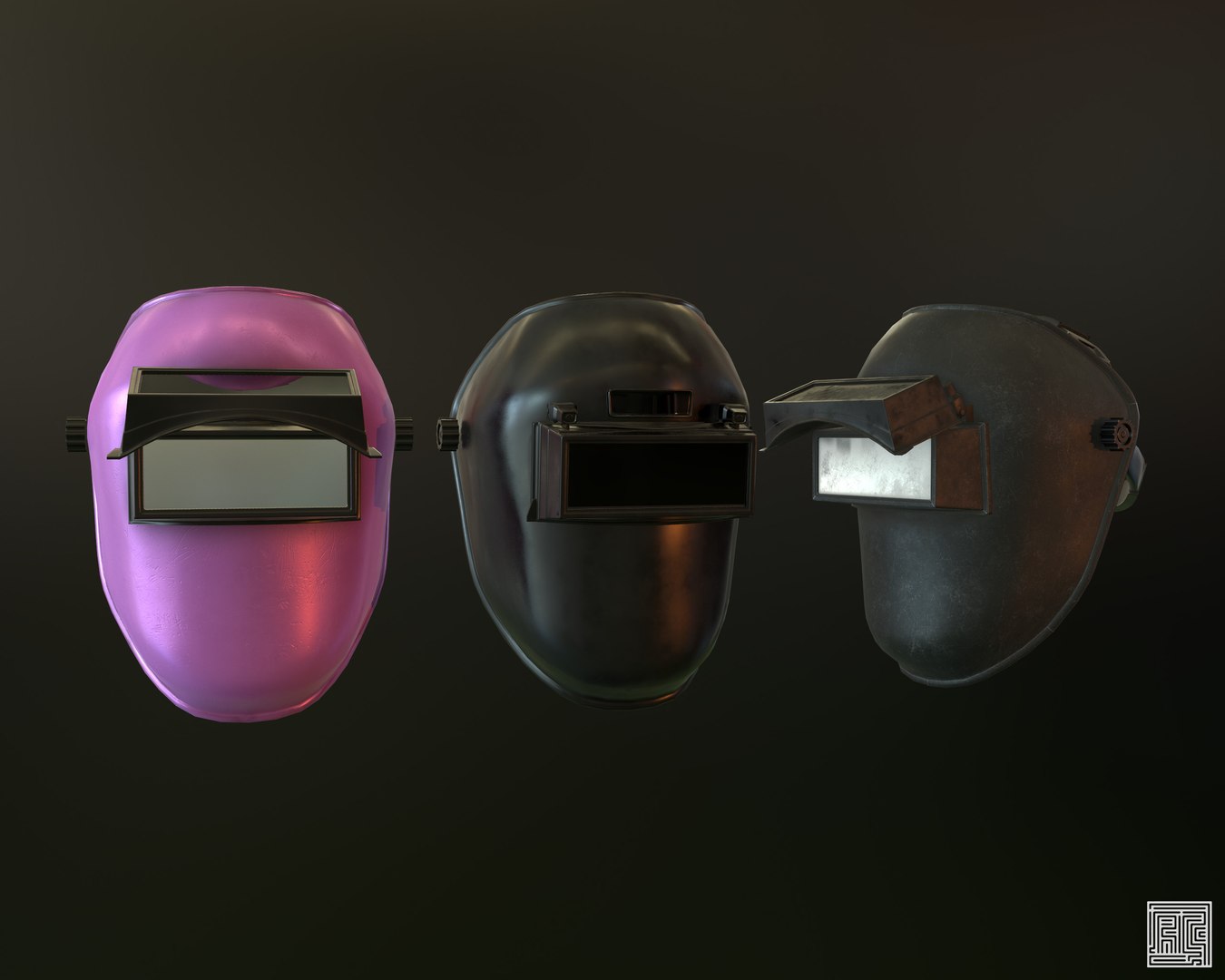 3D Welding Helmet - Mask - TurboSquid 1517252