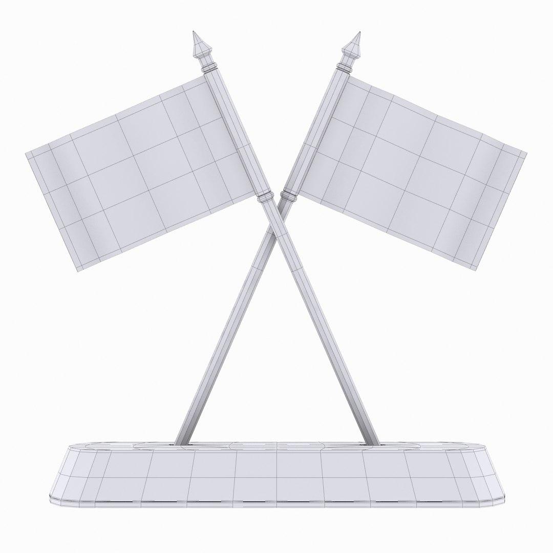 Country Flag 3d Model