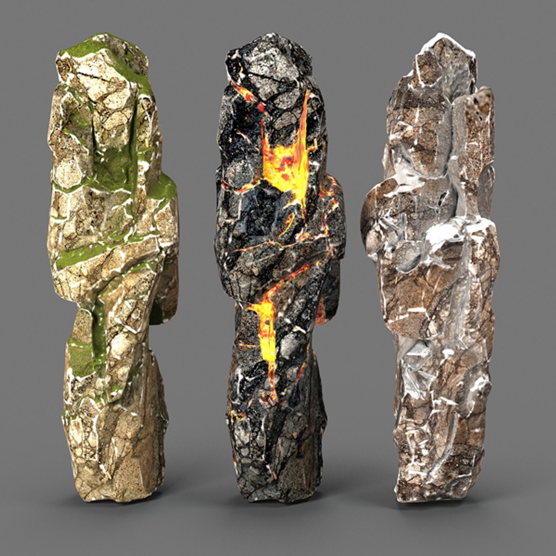 3d model of rock