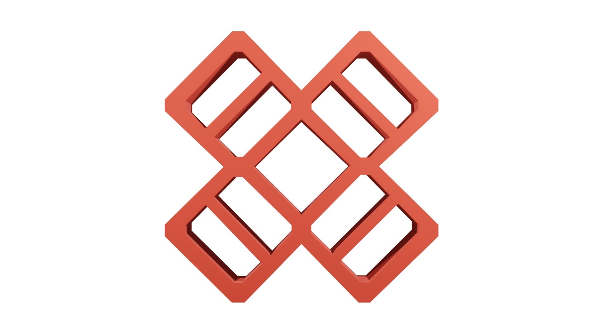 Block Jaali Square 5 model - TurboSquid 1714215