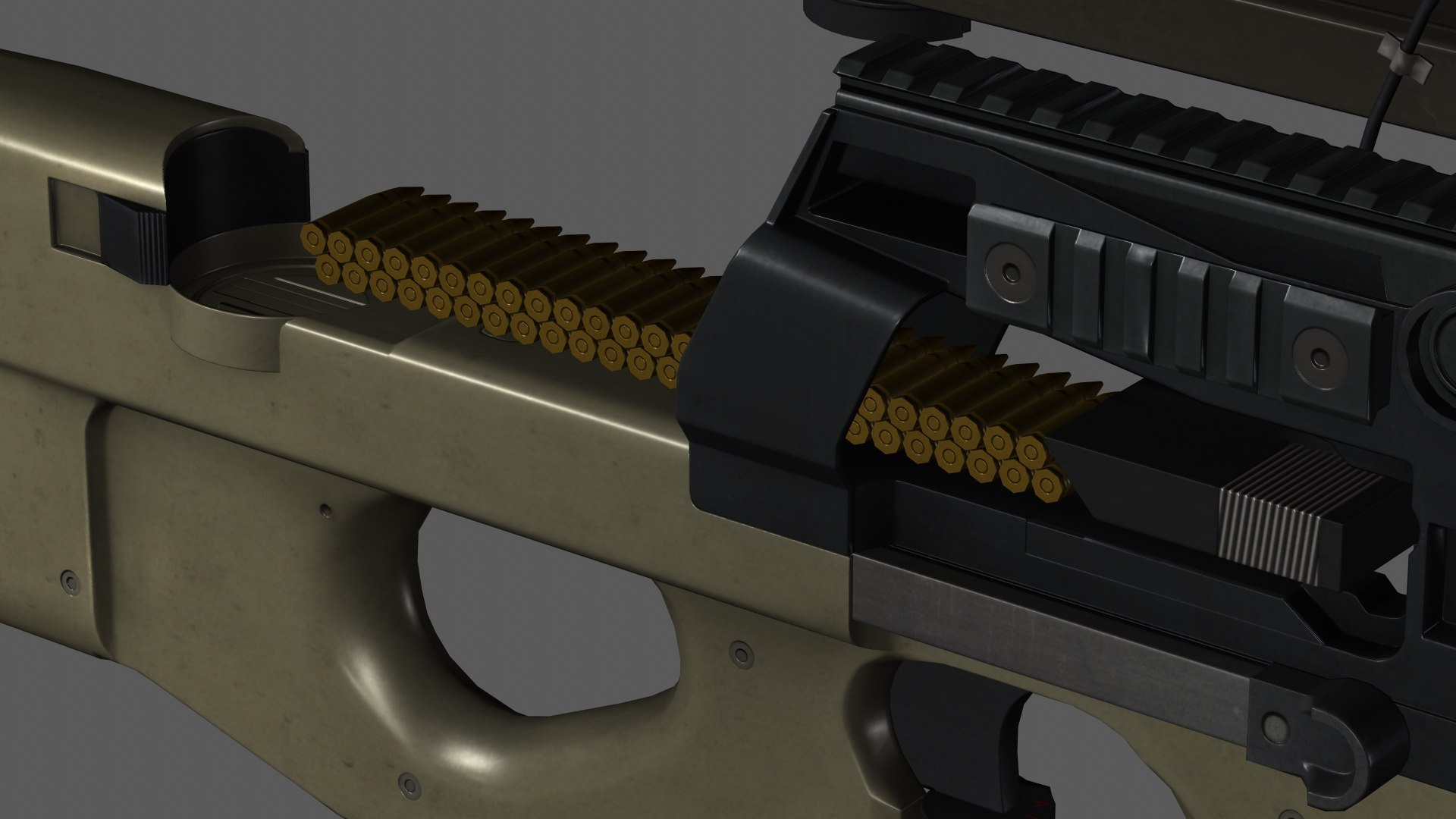 3d Fbx Fn P90
