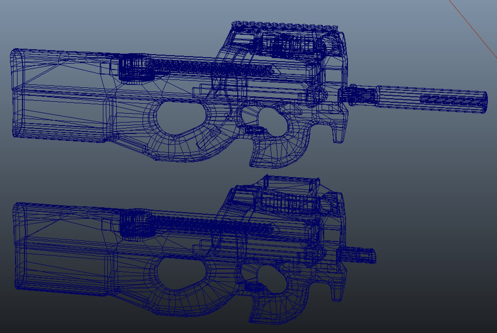 3d Fbx Fn P90
