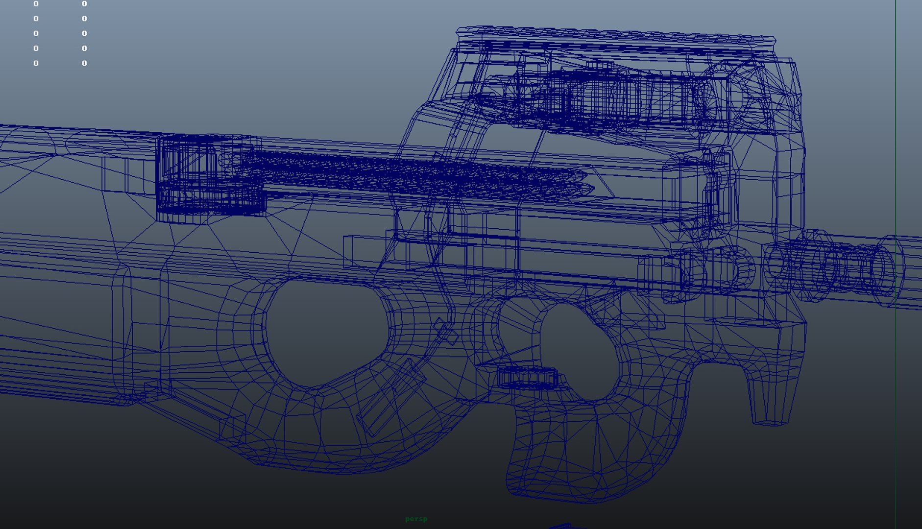 3d Fbx Fn P90