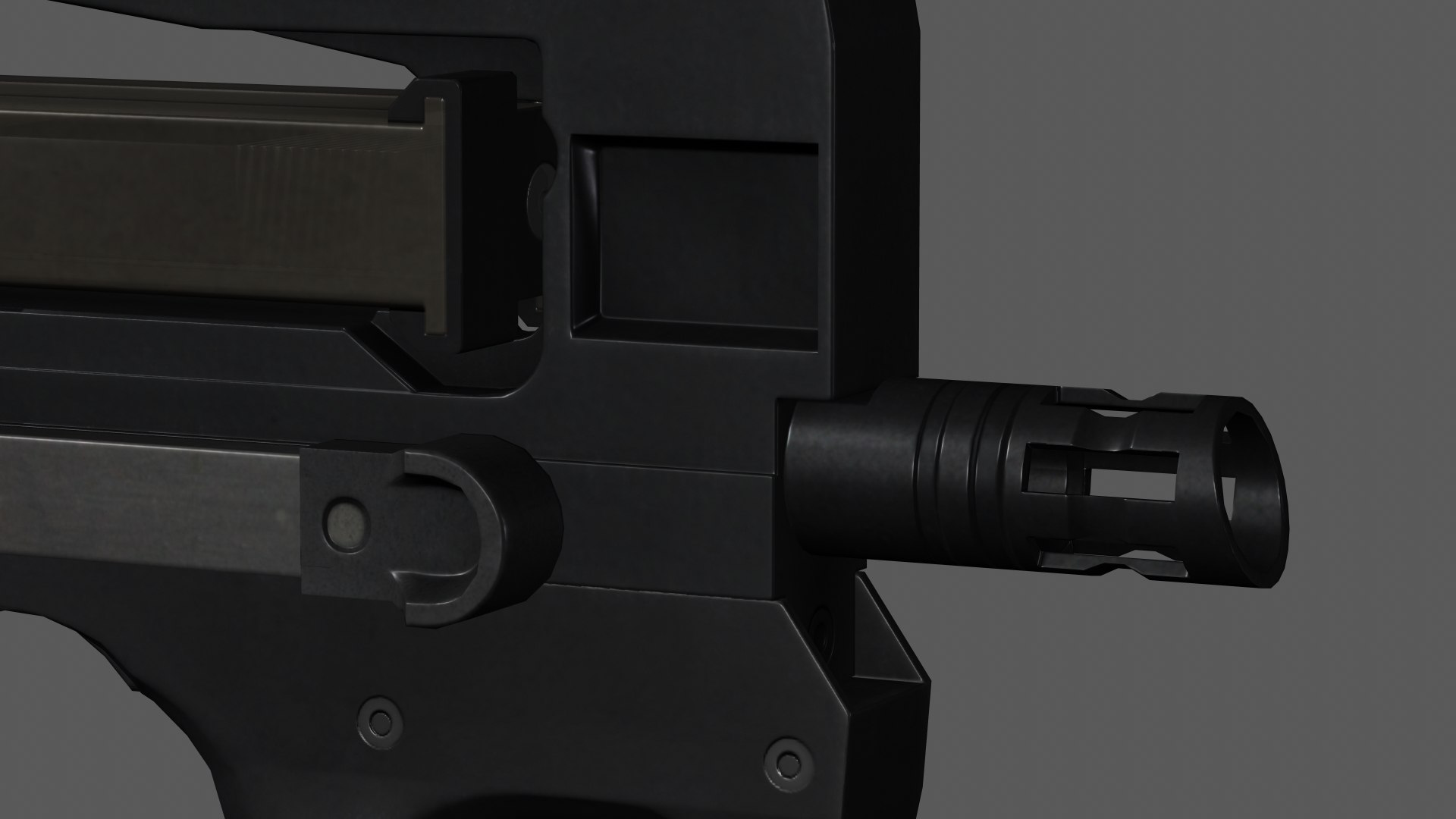 3d Fbx Fn P90