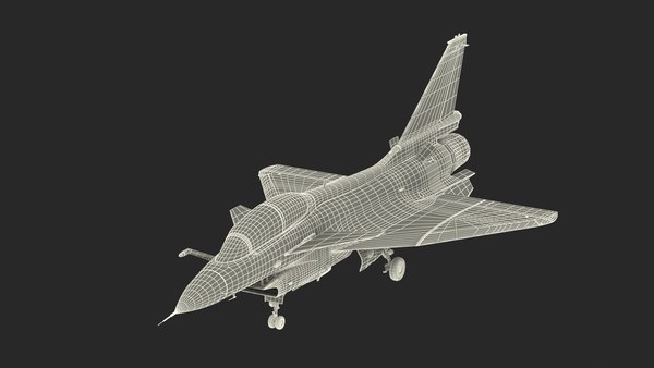 modelo 3d Jet Chengdu J10 S Tandem Sentado - TurboSquid 1744197