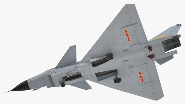 3D Chengdu J10 S Tandem Seated Jet - TurboSquid 1744197