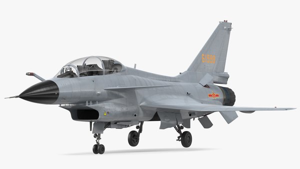 3D Chengdu J10 S Tandem Seated Jet - TurboSquid 1744197