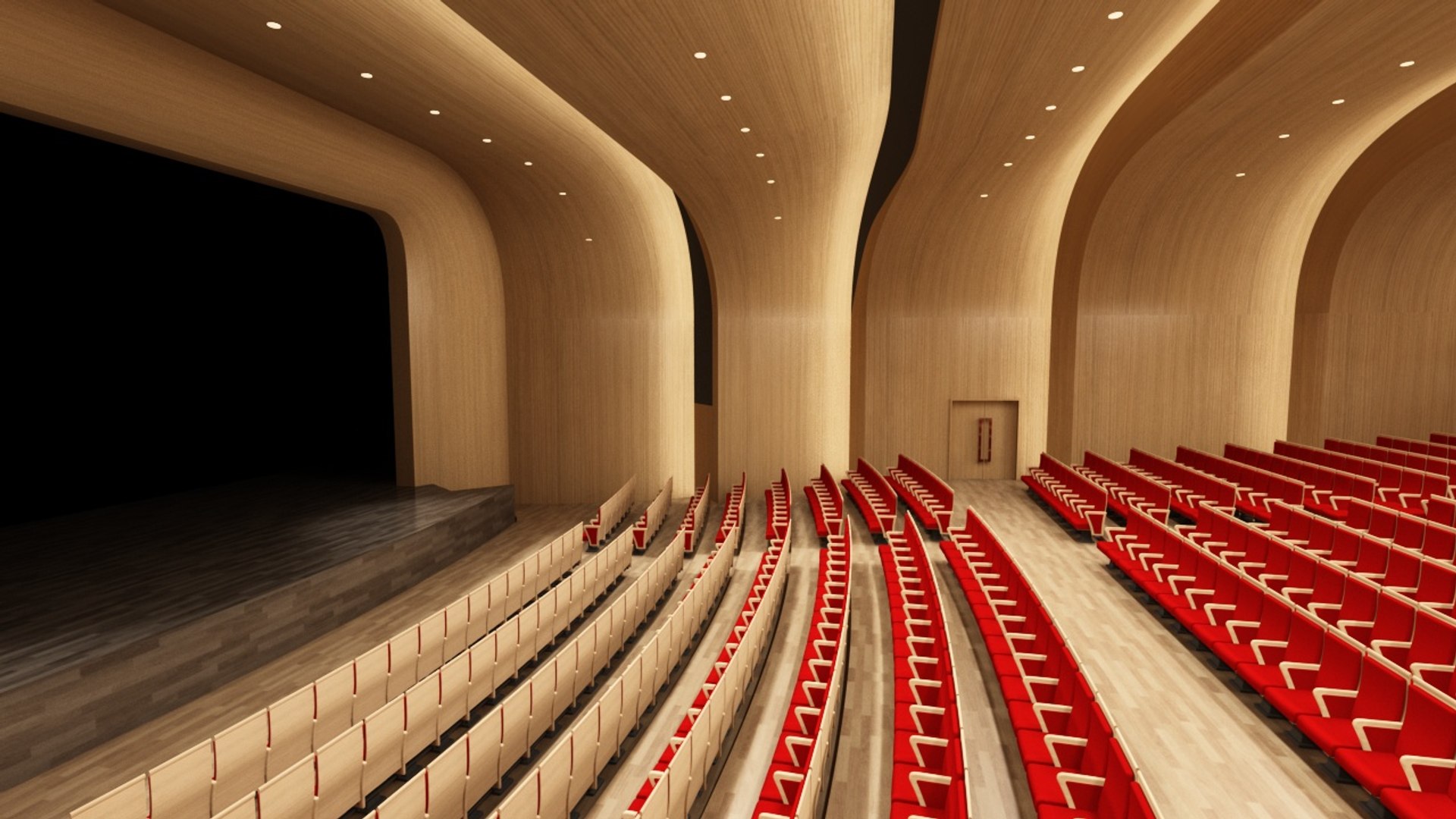 3D Concert Hall 2 - TurboSquid 2113663