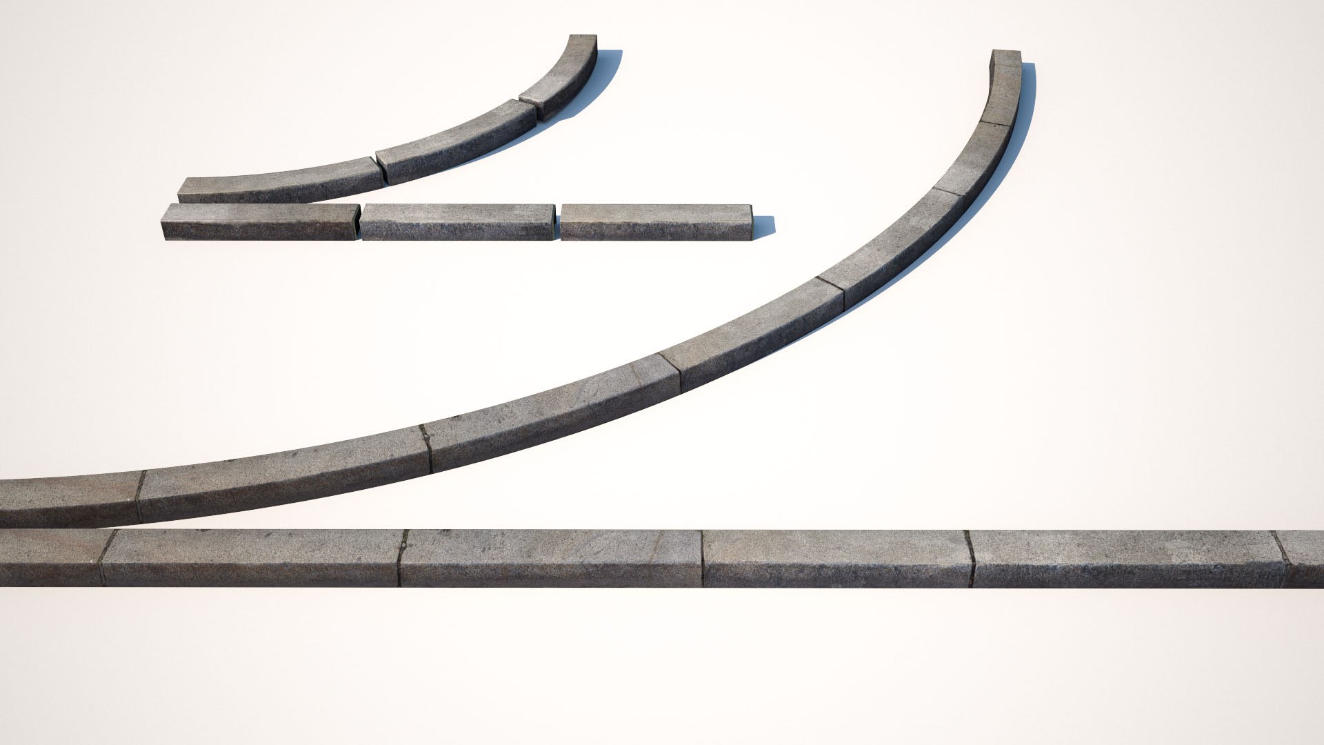 3D model curbs photogrammetry scans - TurboSquid 1211587