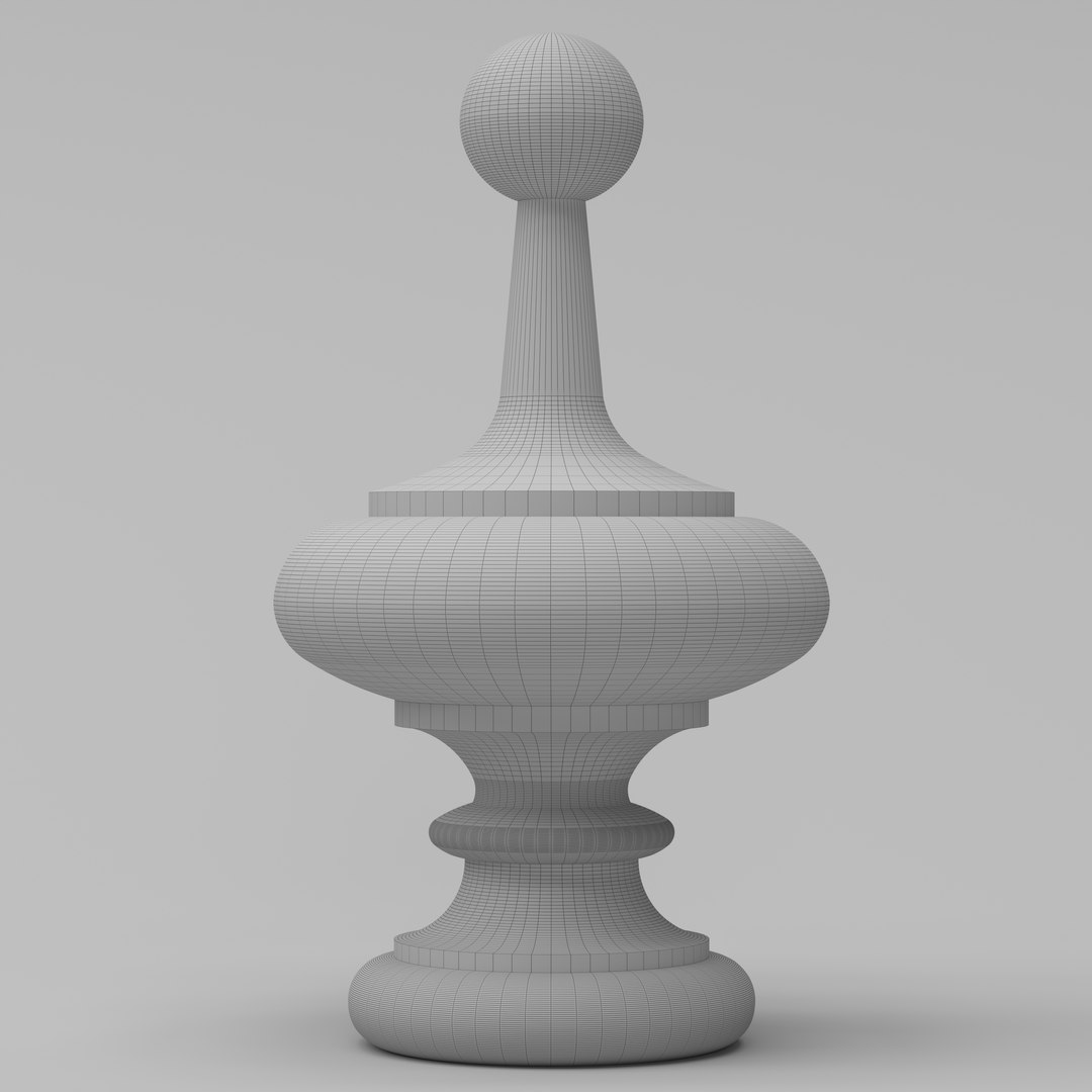 3D Carved Finial 3D Model - TurboSquid 2294531