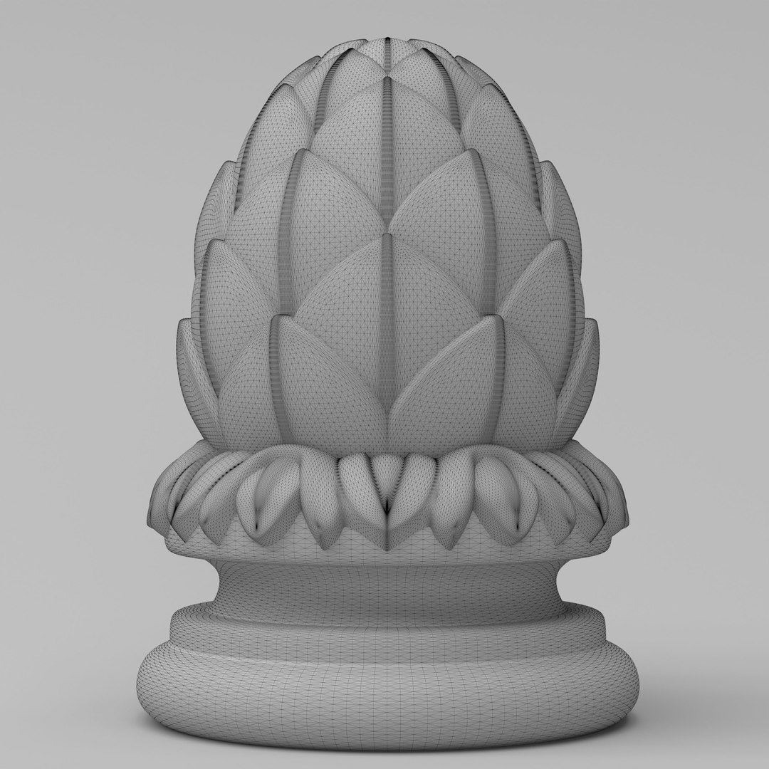 3D Carved Finial 3D Model - TurboSquid 2294531