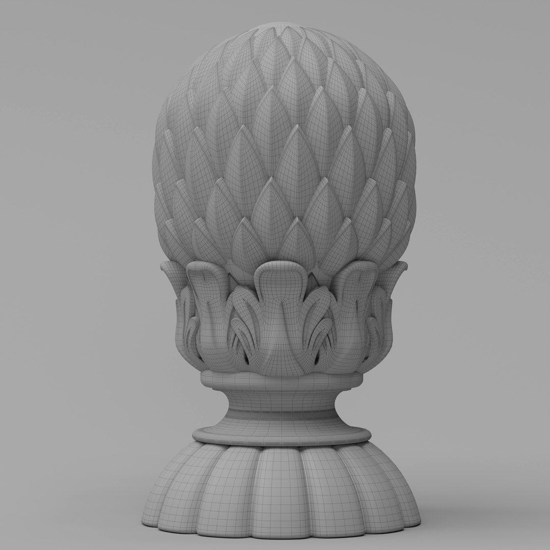 3D Carved Finial 3D Model - TurboSquid 2294531
