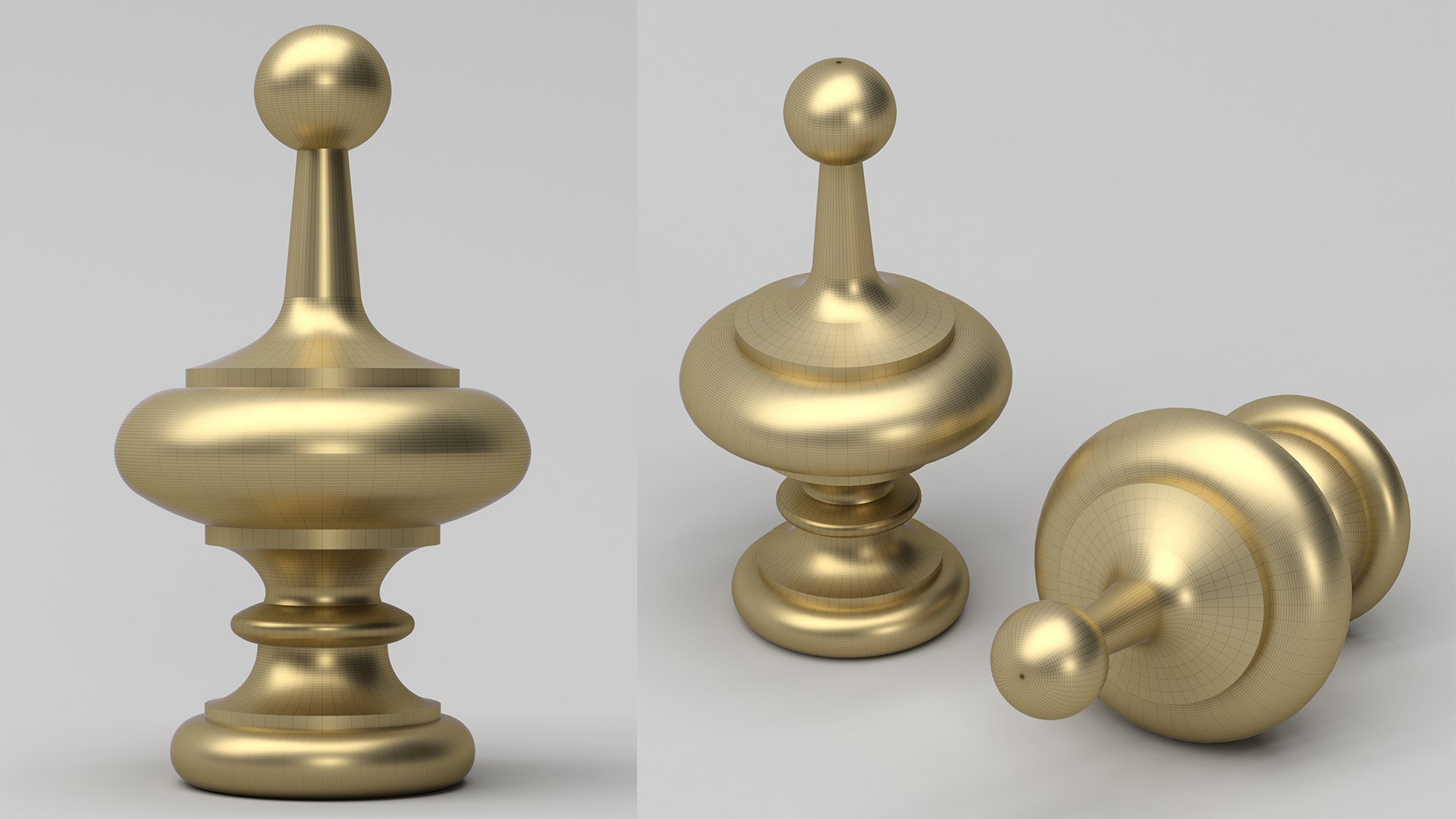 3D Carved Finial 3D Model - TurboSquid 2294531