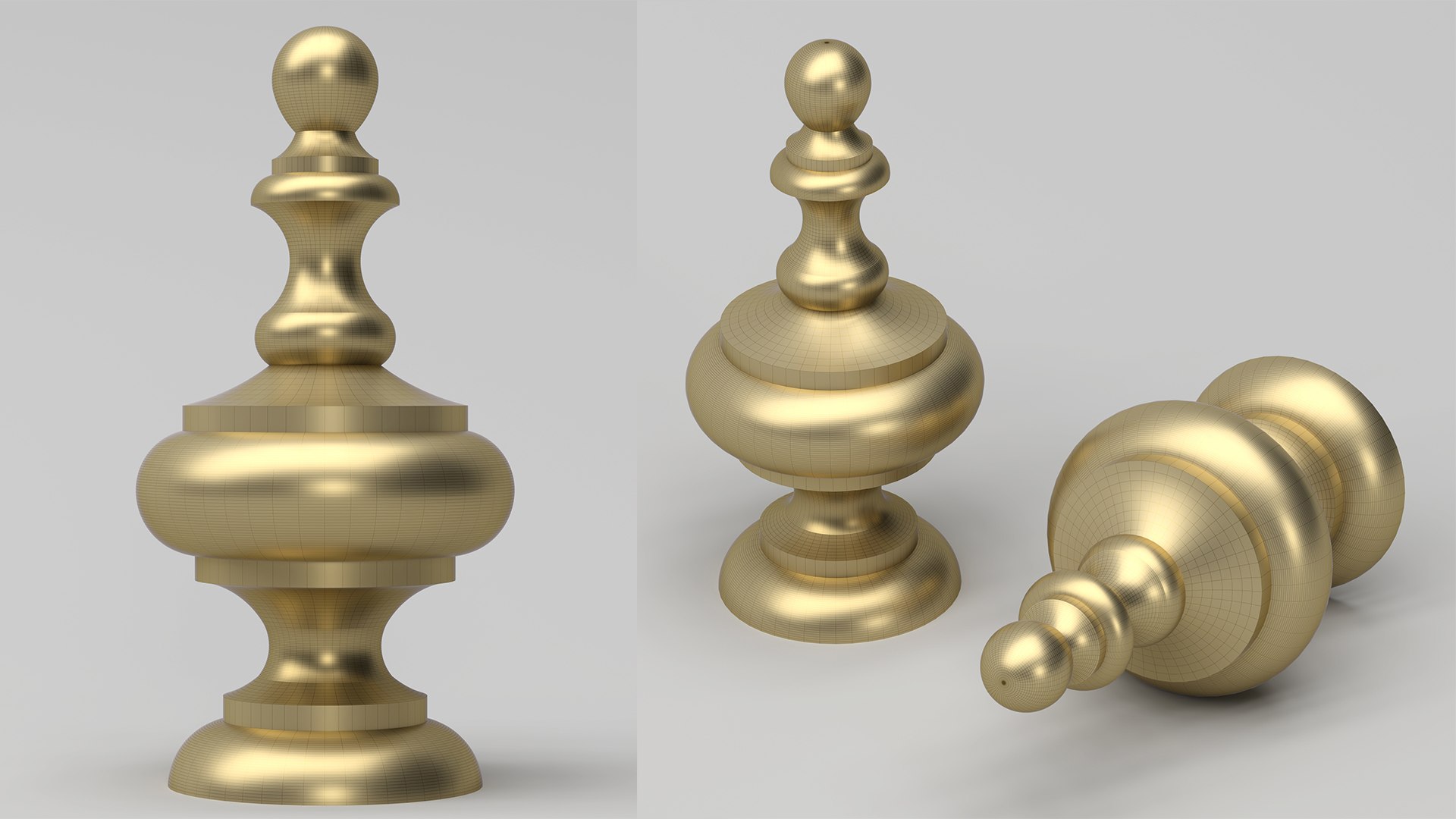 3D Carved Finial 3D Model - TurboSquid 2294531