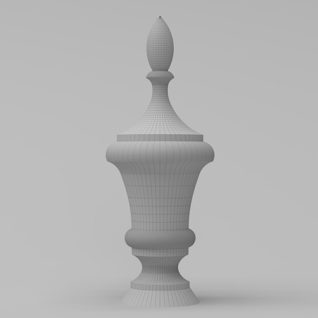 3D Carved Finial 3D Model - TurboSquid 2294531