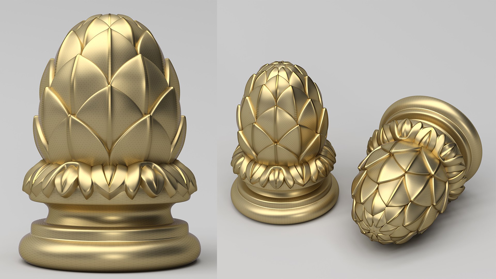 3D Carved Finial 3D Model - TurboSquid 2294531