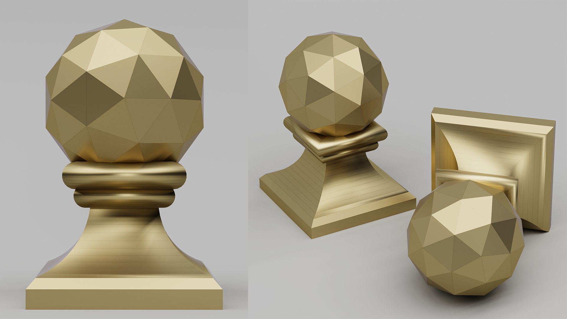 3D Carved Finial 3D Model - TurboSquid 2294531