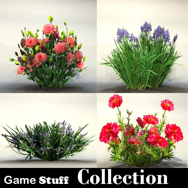 3ds max pc flower